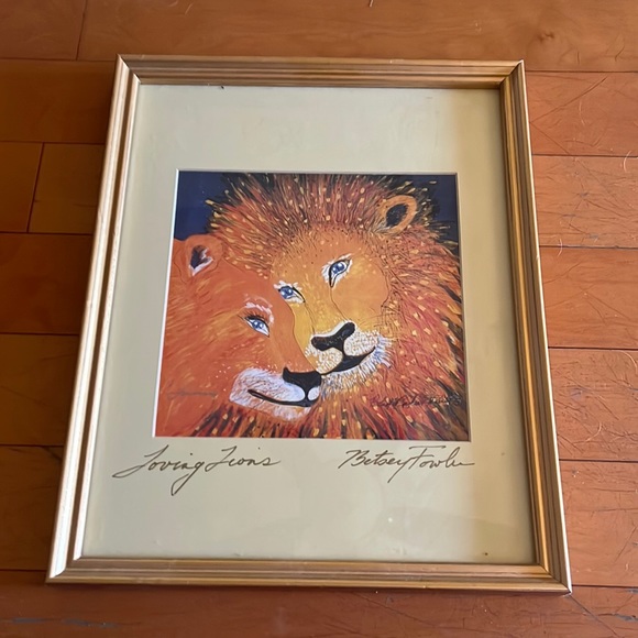 Art | Loving Lions Betsey Fowler | Poshmark